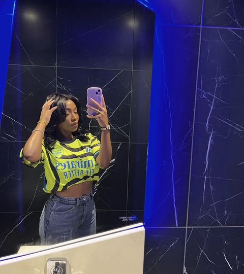 Tolami Benson: Bukayo Saka’s Nigerian girlfriend celebrates Arsenal’s ...