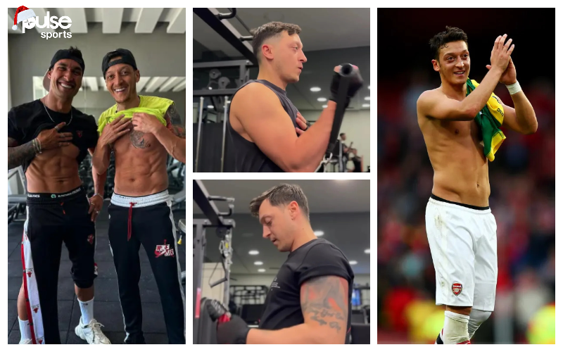 Retired but not resting: Arsenal legend Mesut Özil wows with gym gains ...