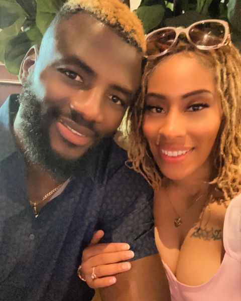 Efe Ajagba: Nigerian boxer celebrates 30th birthday with wife | Pulse ...