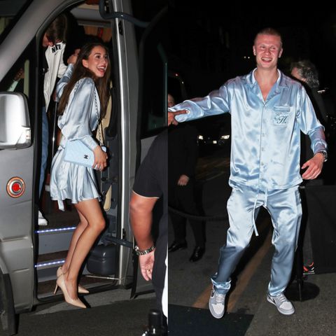 Erling Haaland and girlfriend lead Manchester City stars to title ...