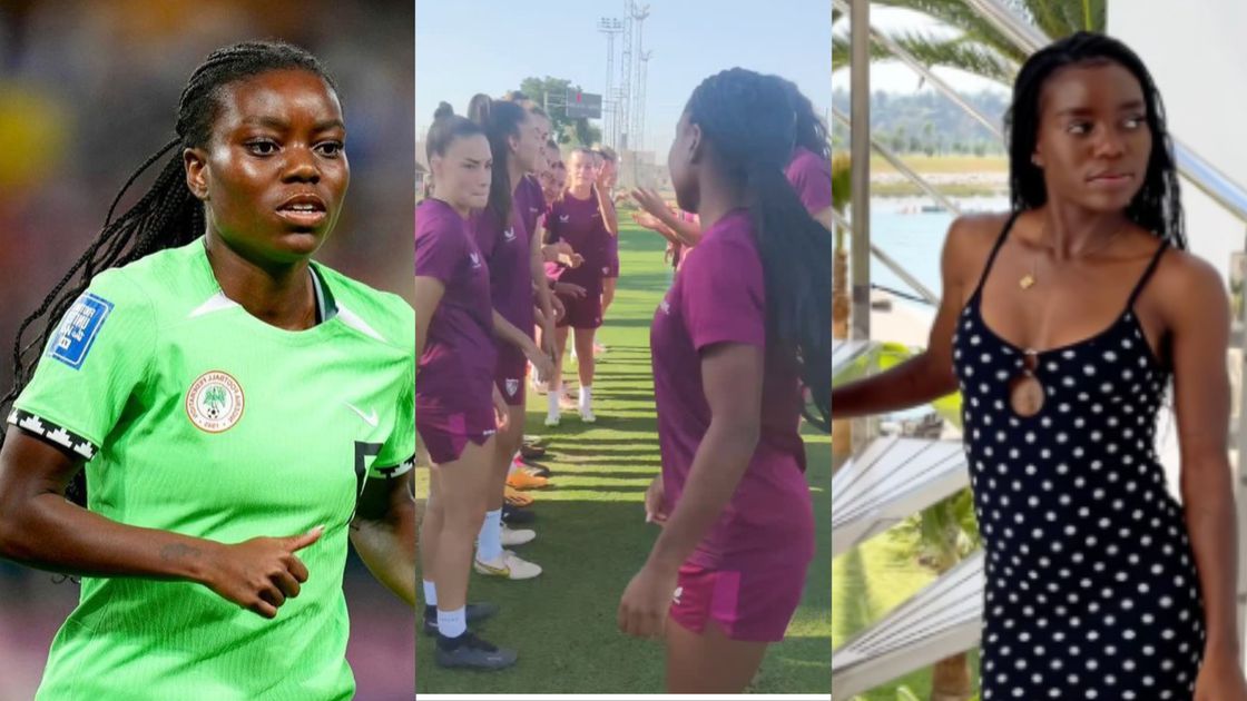 Toni Payne: Super Falcons star receives 'beating' on return to Sevilla ...