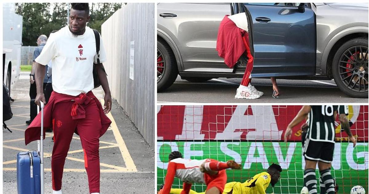 Andre Onana: Man United goalkeeper drops car keys after costly error ...