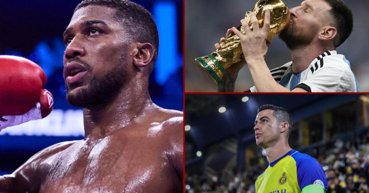 Ronaldo vs Messi: Anthony Joshua picks the GOAT, says 'he really worked ...