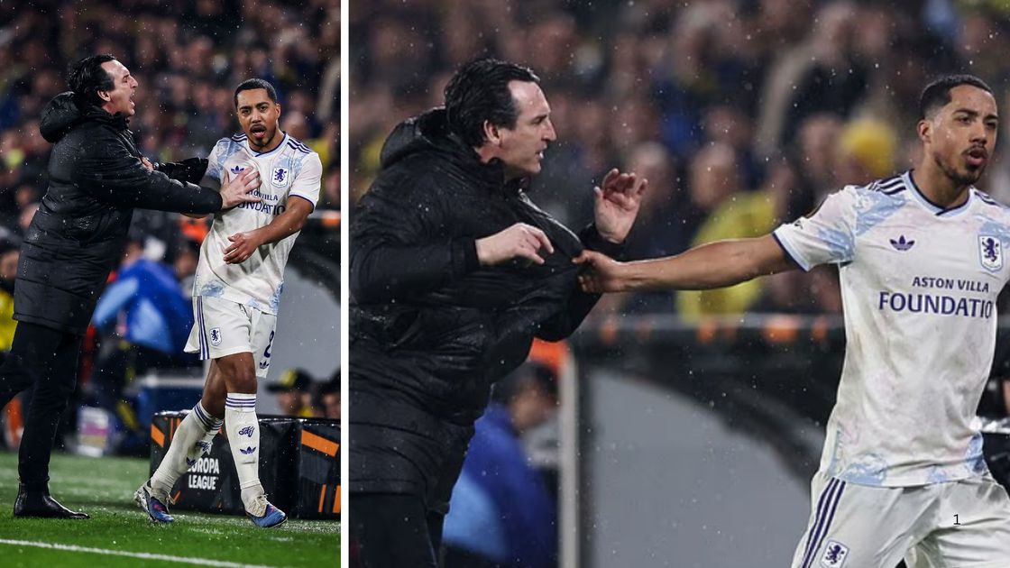 Aston Villa Manager Unai Emery in Heated Touchline Clash With His Own ...