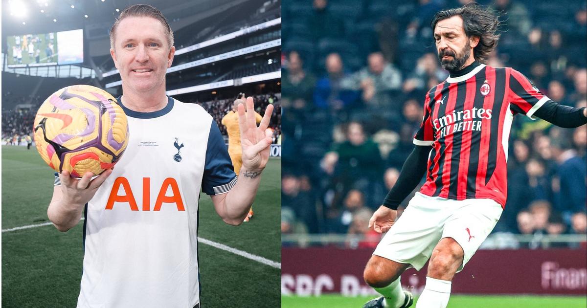 Tottenham 6-2 AC Milan: Watch Pirlo score free in legends game | Pulse ...