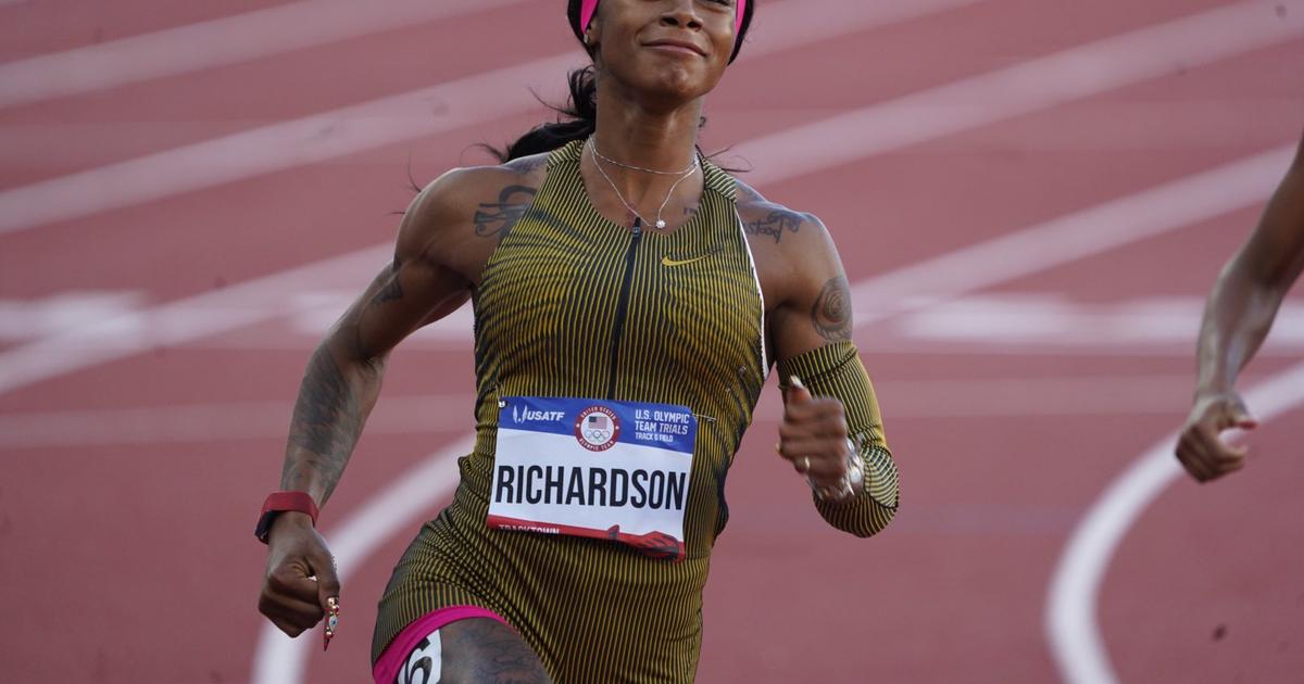 Sha'Carri Richardsons wins back-to-back US 100m title in world-leading ...