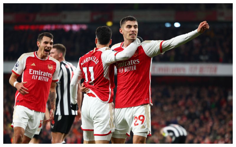 Sweet revenge for the Gunners as Arsenal bully Newcastle to continue ...