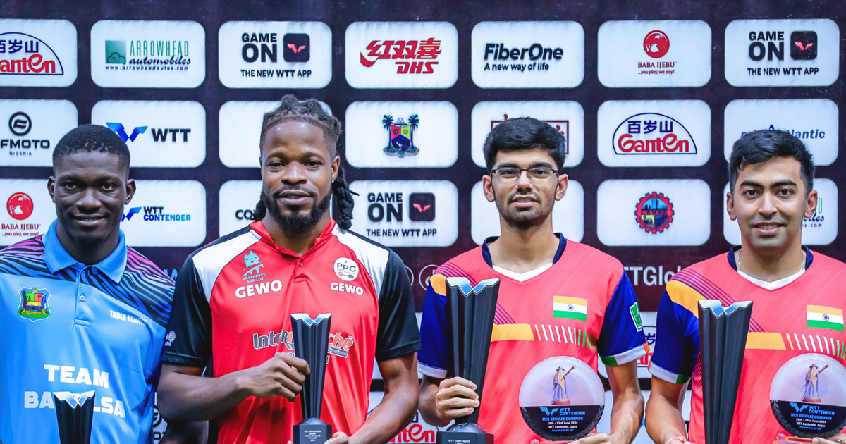 Drama, fun as German, Indians rule WTT Lagos | Pulse Sports Nigeria