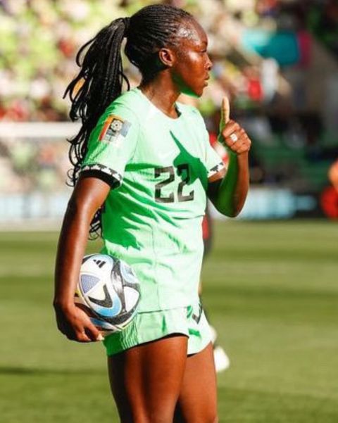 Michelle Alozie: Naija men declare love for 'most beautiful Nigerian female footballer after ...