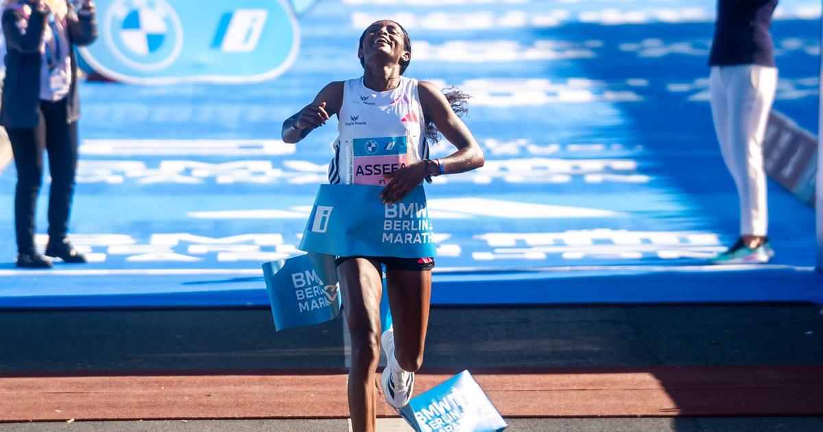 Tigist Assefa speaks after shattering the women’s marathon world record ...