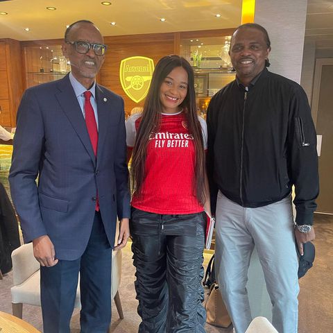 Arsenal 2-2 Tottenham: Super Eagles legend Kanu and wife Amara team up ...