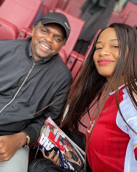 Arsenal 2-2 Tottenham: Super Eagles legend Kanu and wife Amara team up ...