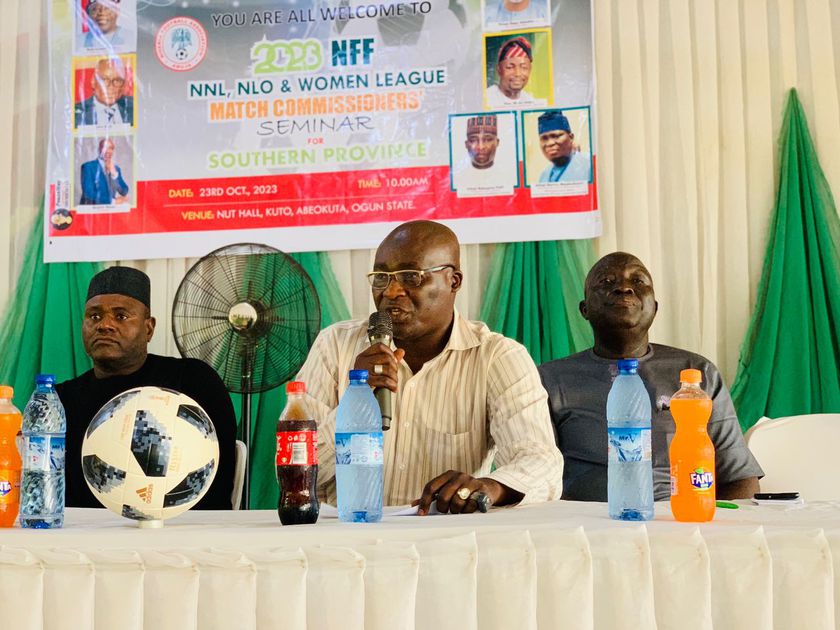 NFF Urges Match Commissioners to Dress Professionally during matches ...