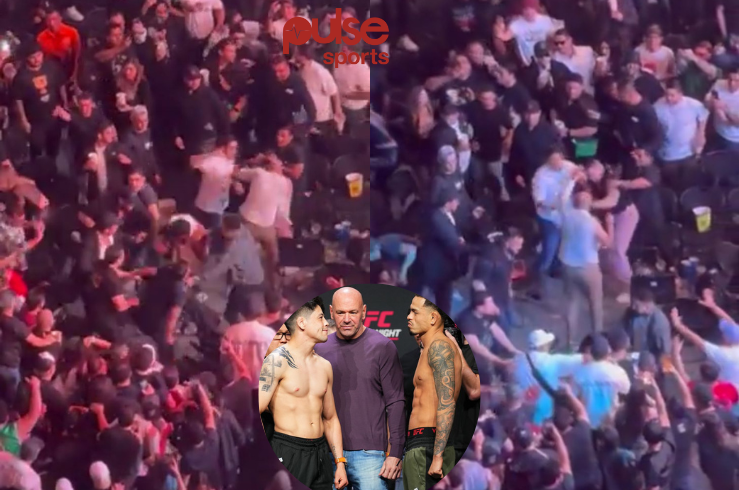 Drama as UFC Fan Knocked Out in Spectator Brawl at Mexico City Fight ...