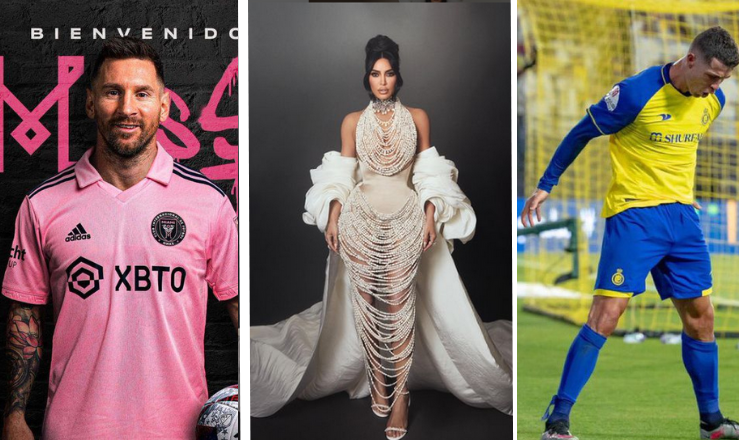 Ronaldo vs Messi: Fashion icon Kim Kardashian picks the GOAT | Pulse ...