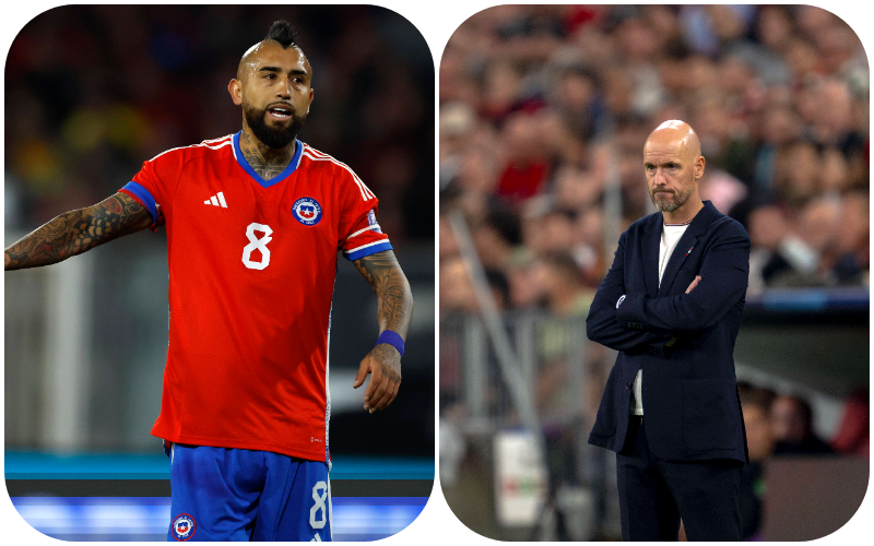 Arturo Vidal slams Erik Ten Hag, calls him ‘complicated bald guy ...