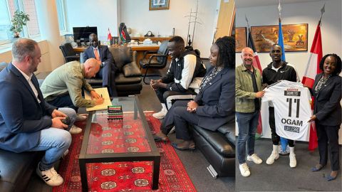 Ryan Ogam: Harambee Stars Striker Unveiled in Style as His Shirt Number ...