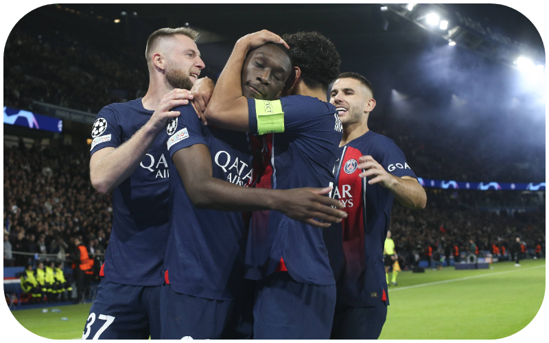 UCL: Ruthless PSG show superiority over Italian side as they thrash AC ...