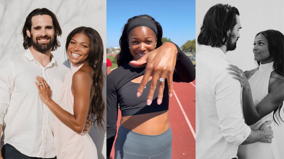 Gabby Thomas officially off the market after partner Spencer McManes ...