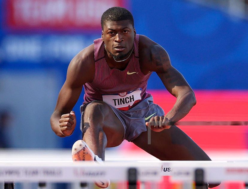 Cordell Tinch Stuns With World Lead as Grant Holloway Stumbles in ...