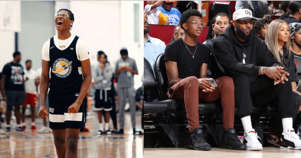 Bryce James’ height: How tall is the son of NBA superstar LeBron James ...