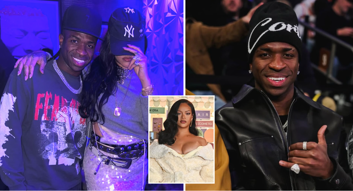 Real Madrid star Vini Jr meets up with Rihanna in New York | Pulse ...
