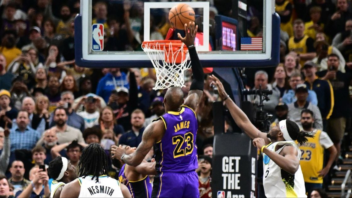 LeBron James buzzer beater powers Los Angeles Lakers to beat Indiana ...