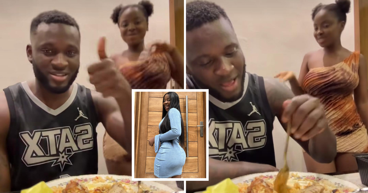 Her food is actually nice - Victor Boniface MELTS over 'hot' content ...