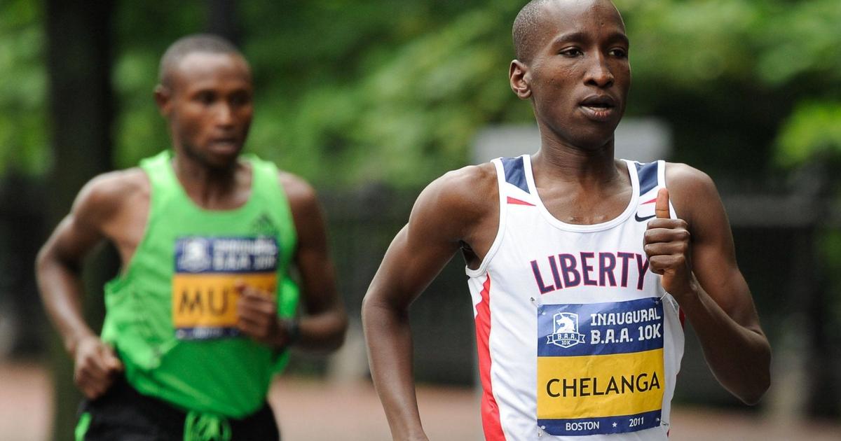 Kenyan-born American Sam Chelanga offers advise to youngsters on how ...