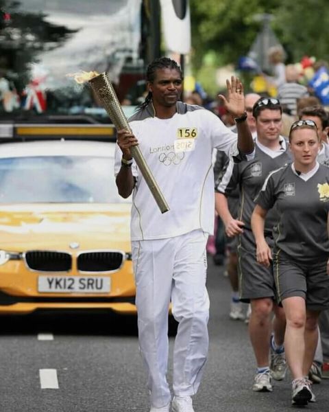 Nwankwo Kanu: Super Eagles legend celebrates carrying Olympic torch ...