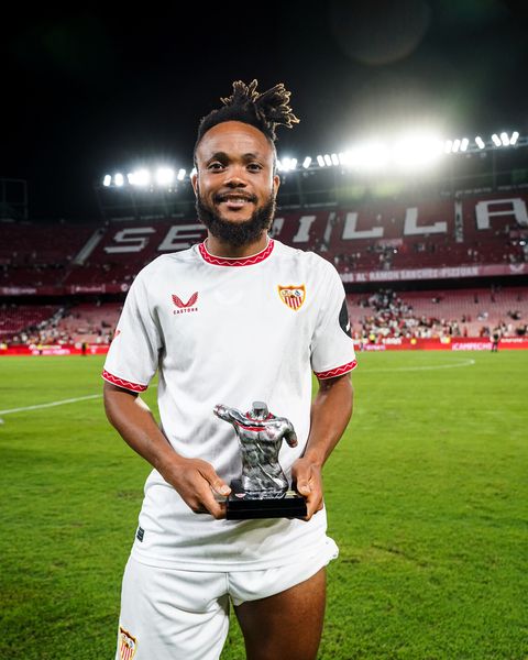 Chidera Ejuke: Super Eagles star leads Sevilla to title, wins MVP ...