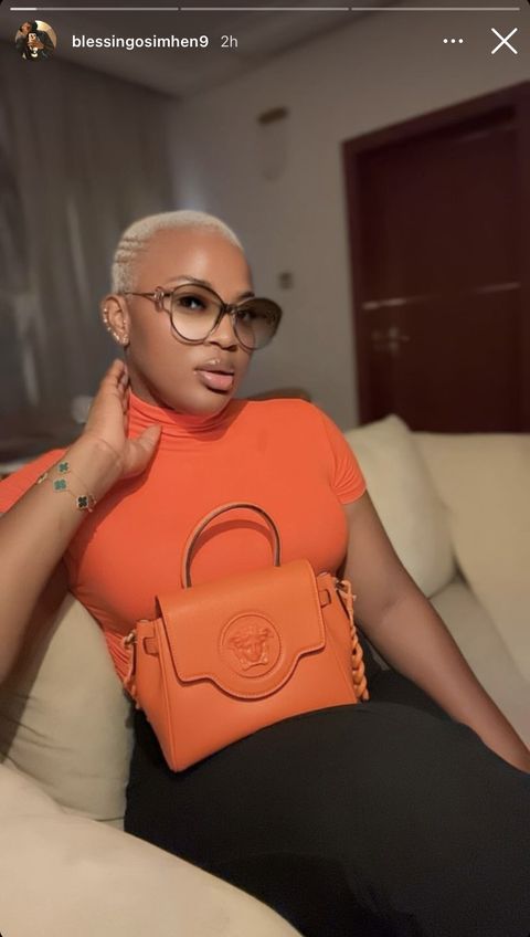 Victor Osimhen’s beautiful sister turns heads with blonde new look and ...