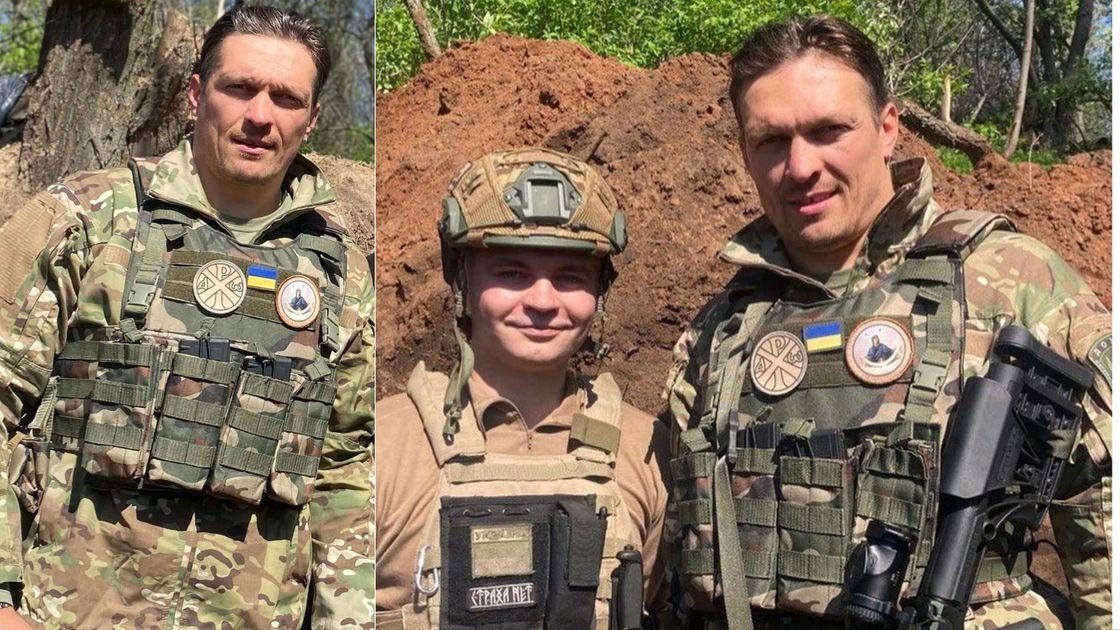 Watch Oleksandr Usyk launch a missile in Ukraine | Pulse Sports Nigeria