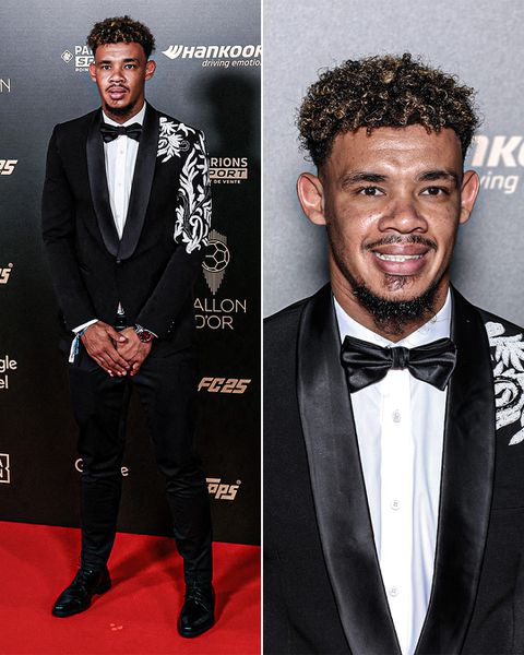 Ademola Lookman, Didier Drogba and Rowen Williams at 2024 Ballon d'Or ...