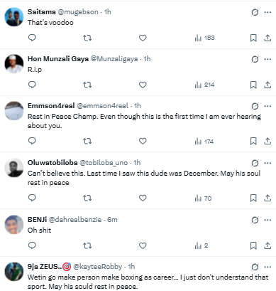 Olanrewaju Success and Sam Okwaraji: Nigerians compare boxer collapsing ...