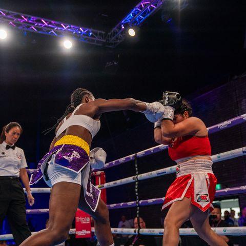 Nigeria's Elizabeth Oshoba knocks out Agustina Marisa for 8th career ...