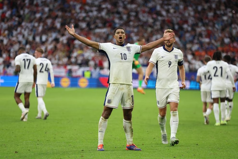 [Watch]: Jude Bellingham's incredible bicycle kick to draw England level against Slovakia ...