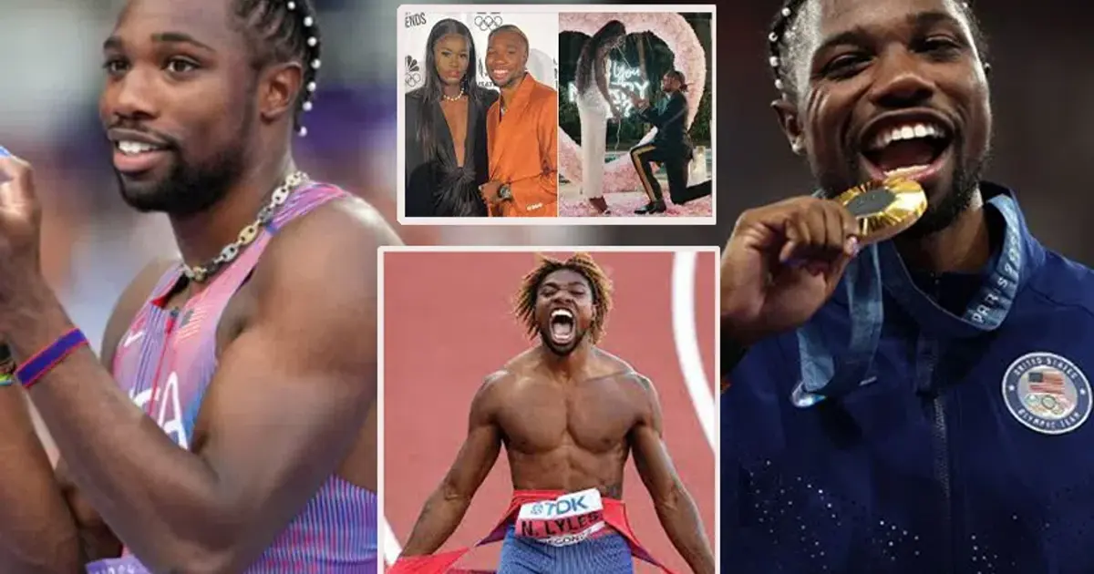 Noah Lyles: 4-Time 200m World Champion and Partner Junelle Bromfield ...