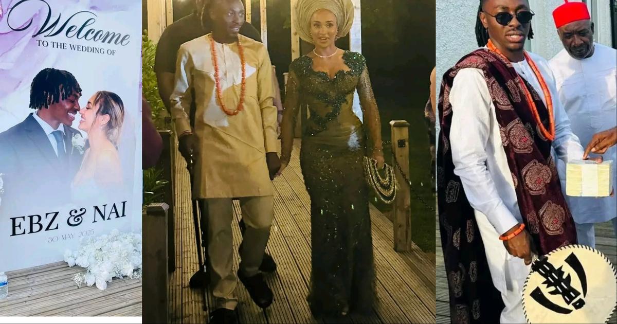 Eberechi Eze: Eagles star has Igbo-themed wedding in London | Pulse ...