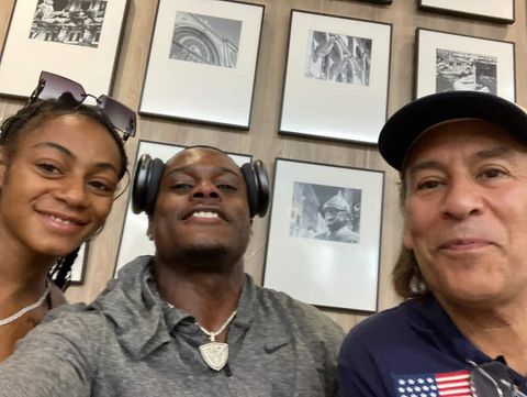 The cutest moments of track's 'power couple' - Sha'Carri Richardson and ...