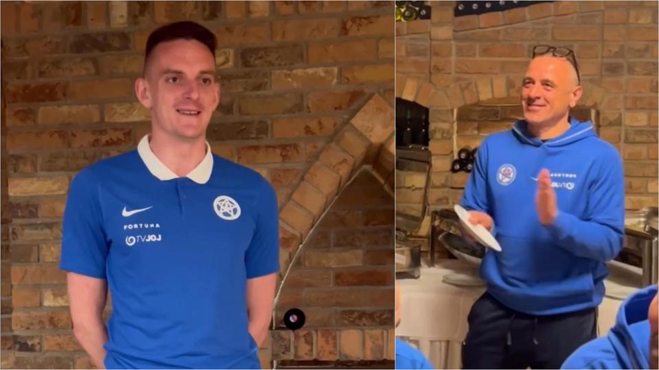 VIDEO VIDEO - Róbert Polievka spieval pred Slovensko - Luxembursko ...