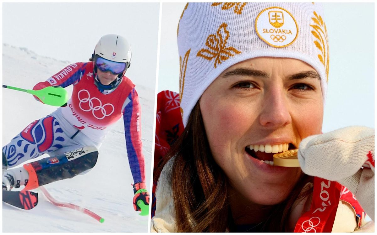 ZOH 2022 - Petra Vlhová vyhrala zlatú medailu (slalom) - olympiáda dnes ...