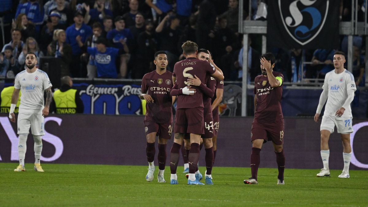 ŠK Slovan Bratislava - Manchester City 0:4 / Liga majstrov dnes | Šport.sk