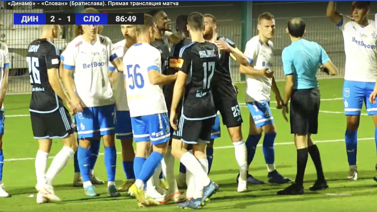 ŠK Slovan Bratislava - FC Dinamo Moskva 1:2 | Šport.sk