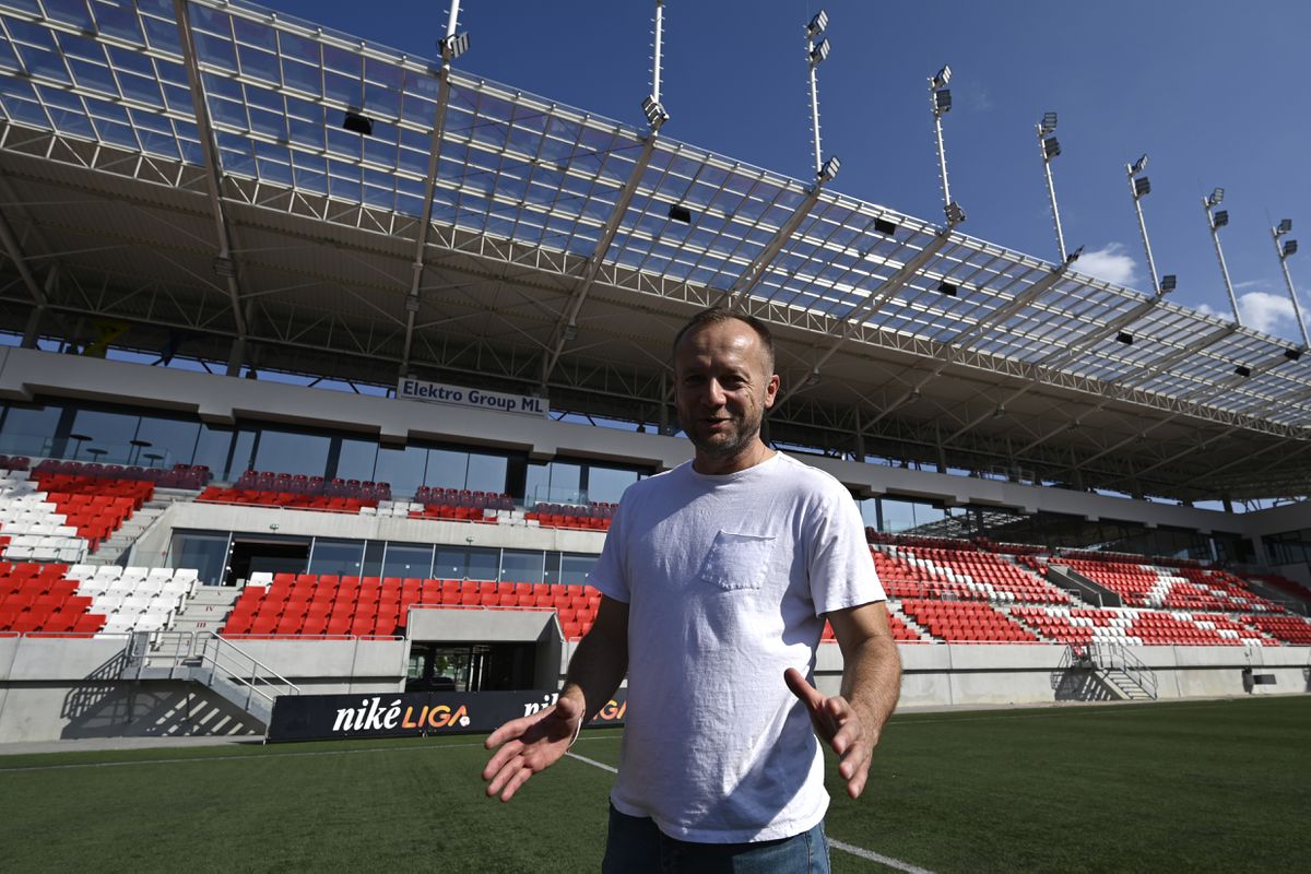FOTO - AS Trenčín ukázal novú hlavnú tribúnu štadióna Sihoť | Šport.sk