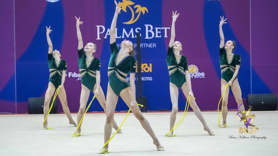 Златен медал за ансамбъла при девойките на финала с 5 въжета в Гдиня