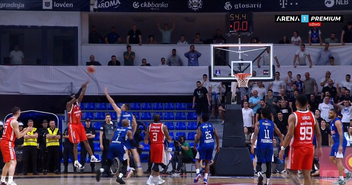 Sporan šut Brauna na meču Zvezde i Budućnosti | Sportal.rs