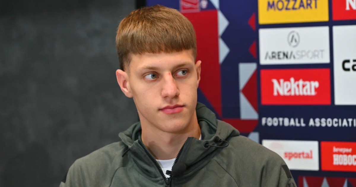 Debitant Ognjen Ugrešić intervju pred mečeve sa Letonijom i Engleskom | Sportal.rs