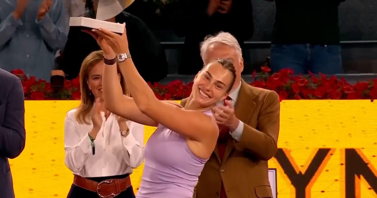 Arina Sabalenka je šampionka turnira u Madridu | Sportal.rs