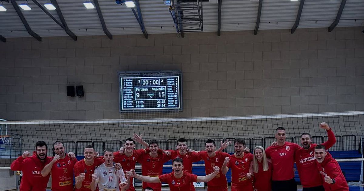 Odbojkaši Vojvodine pobedili Partizan u četvrtfinalu Kupa Srbije ...